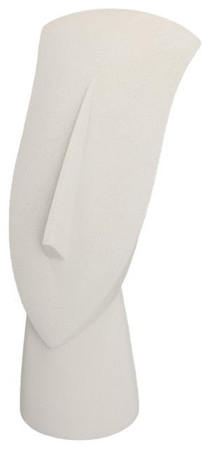 Cycladic Head, Sculpture, Classic, White Stone - Tropical - Decorative ...