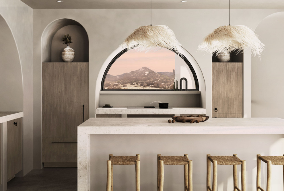 Joshua Tree, Retreat - Mediterranean - Kitchen - Los Angeles - by Anna ...