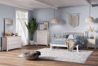 White coastal bedroom furniture store
