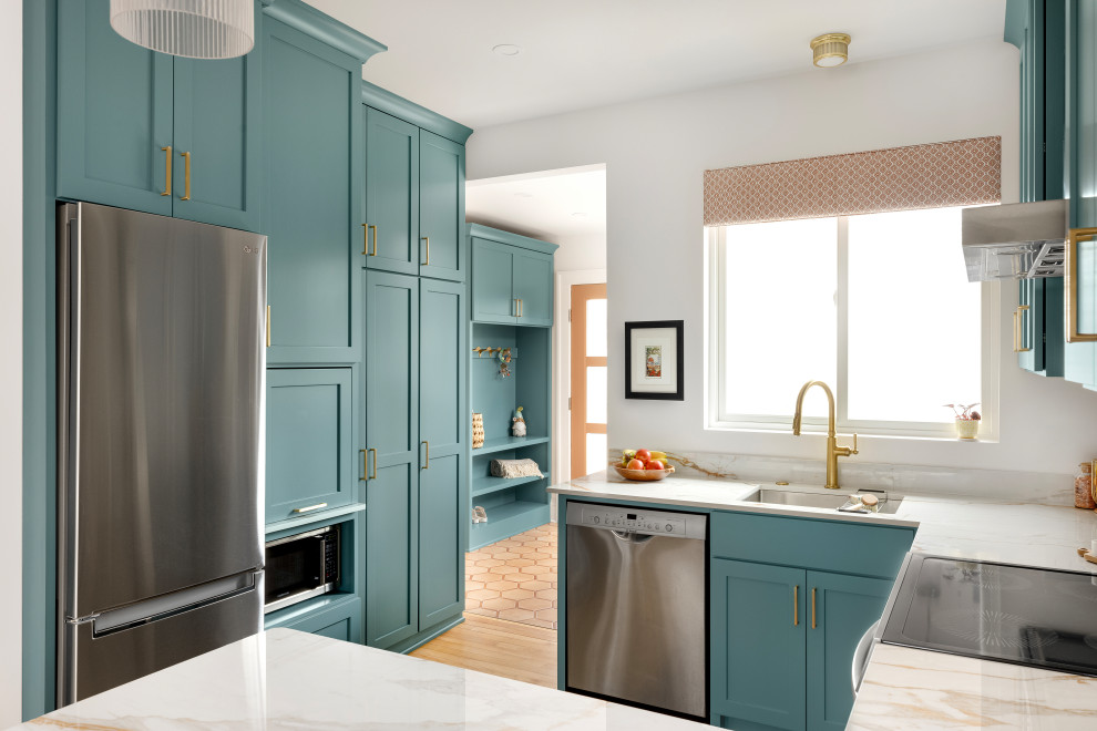 Lynhurst Kitchen and Mudroom - Beach Style - Kitchen - Minneapolis - by ...