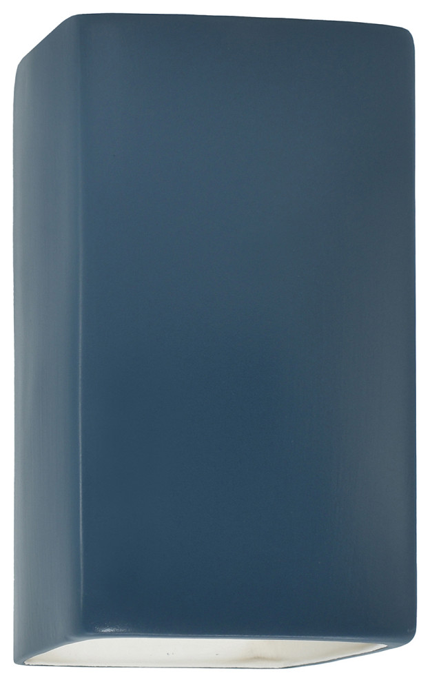 Ambiance Large Rectangle Outdoor Wall Sconce, Open, Midnight Sky, E26 ...