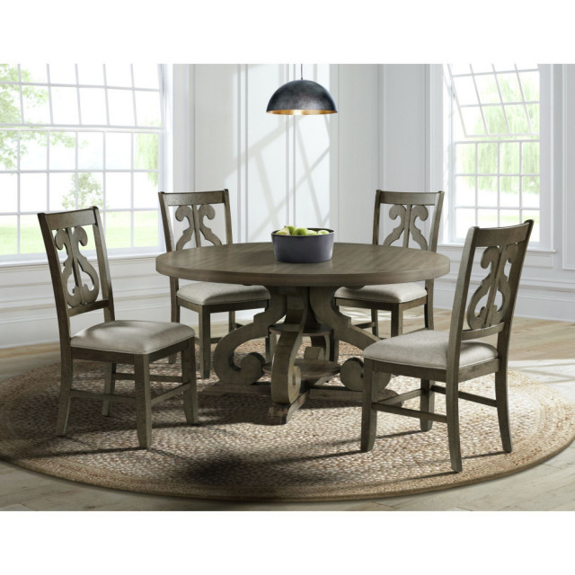 Stone Round Dining Table - French Country - Dining Tables - by Picket ...