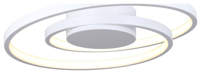 Livana Flush Mount, White - Modern - Flush-mount Ceiling Lighting - by ...