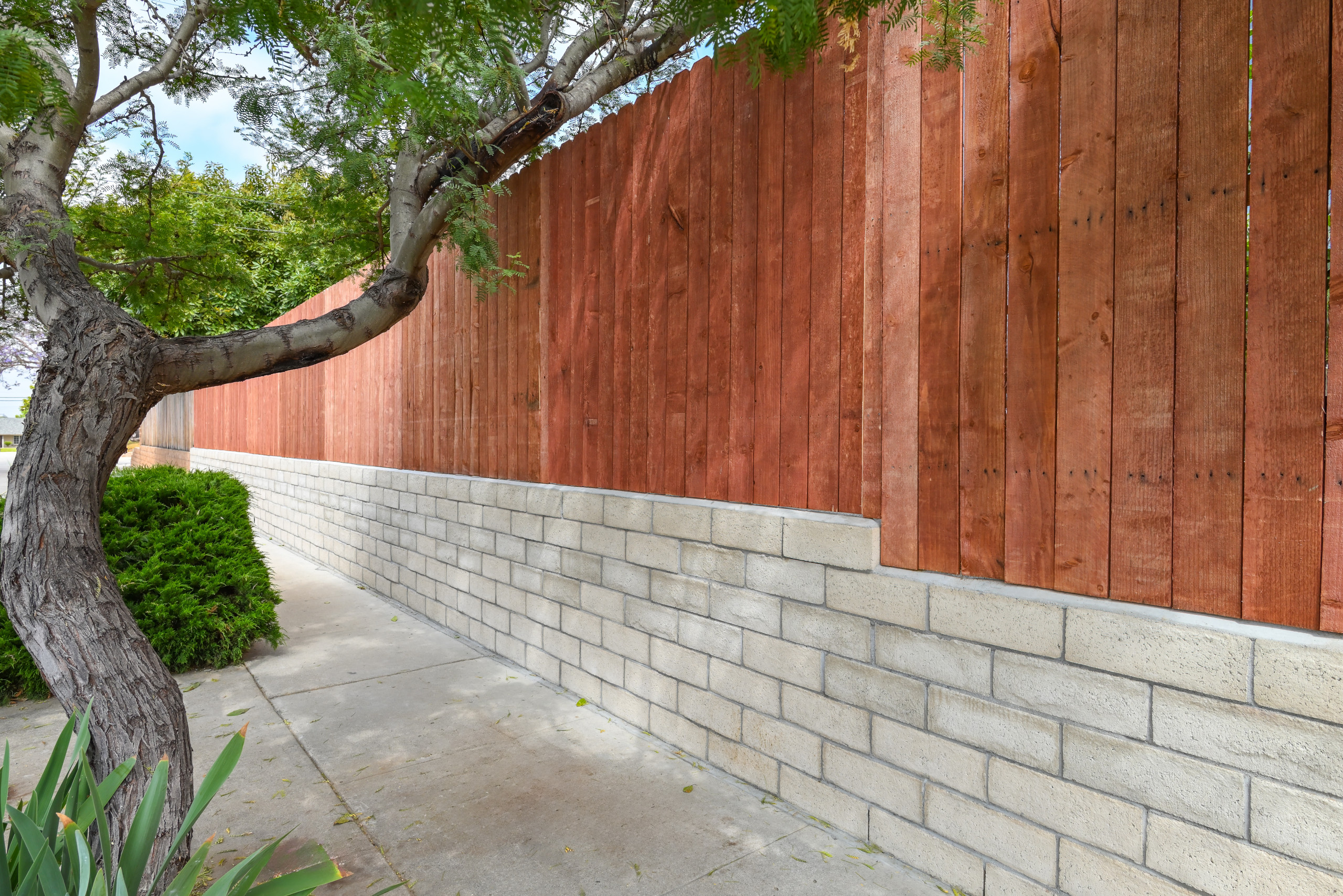 Concrete Block Fences