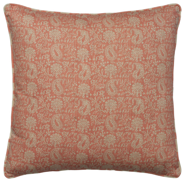 Paisley Print Cushion, Andrew Martin Sunflower - Mediterranean ...