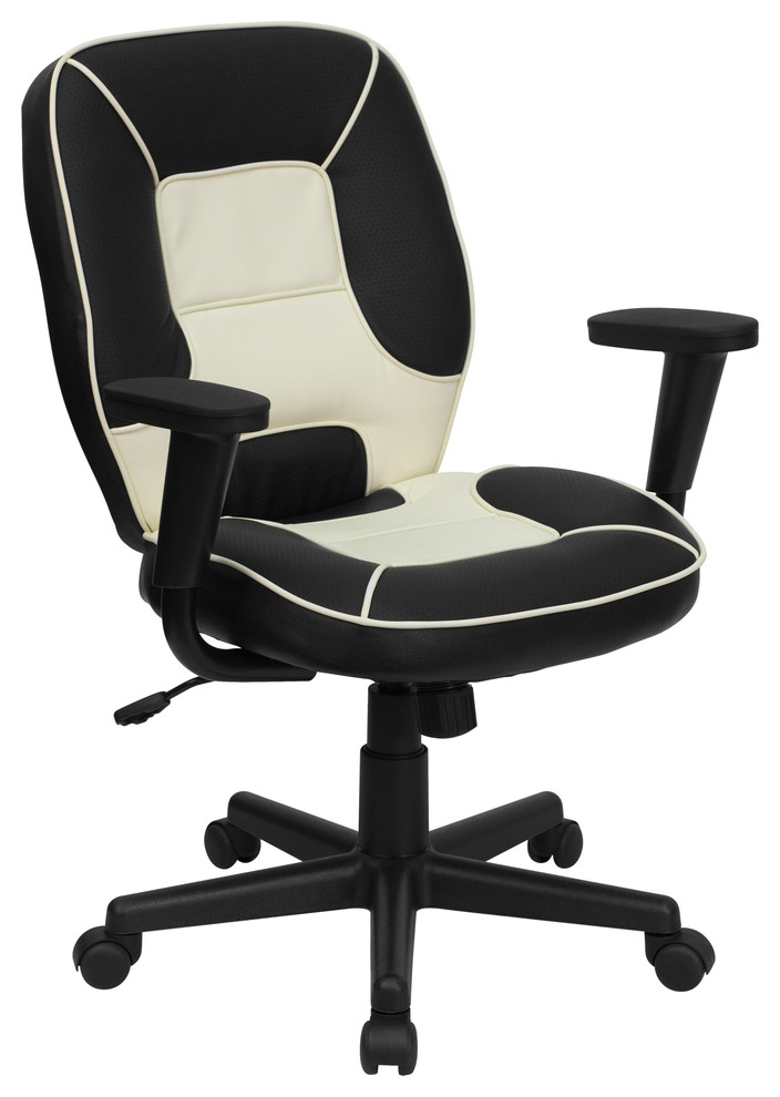 MFO Mid-Back Vinyl Steno Executive Office Chair - Contemporary - Office ...