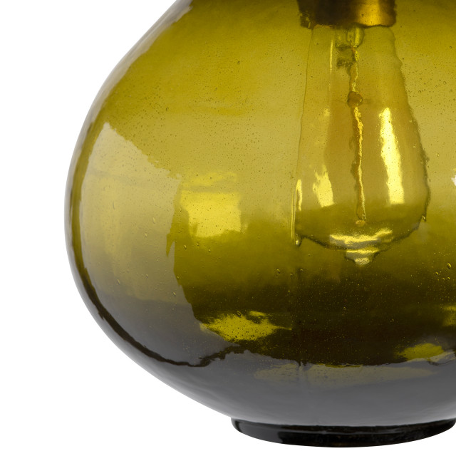Mallorie Green Glass Pendant Light - Contemporary - Pendant Lighting ...