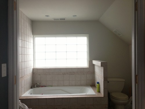 Awkward bathroom layout-help!