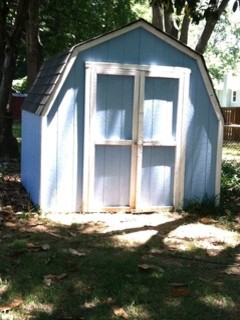 Purple Shed Makeover Project