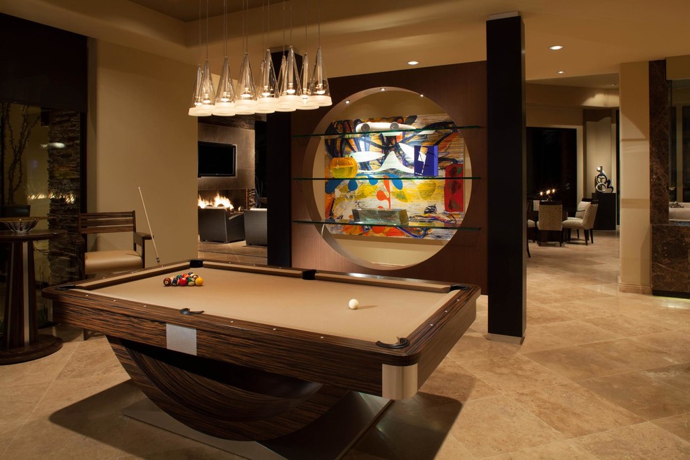 Game Rooms - Contemporary - Family Room - Los Angeles - by Pharaoh ...