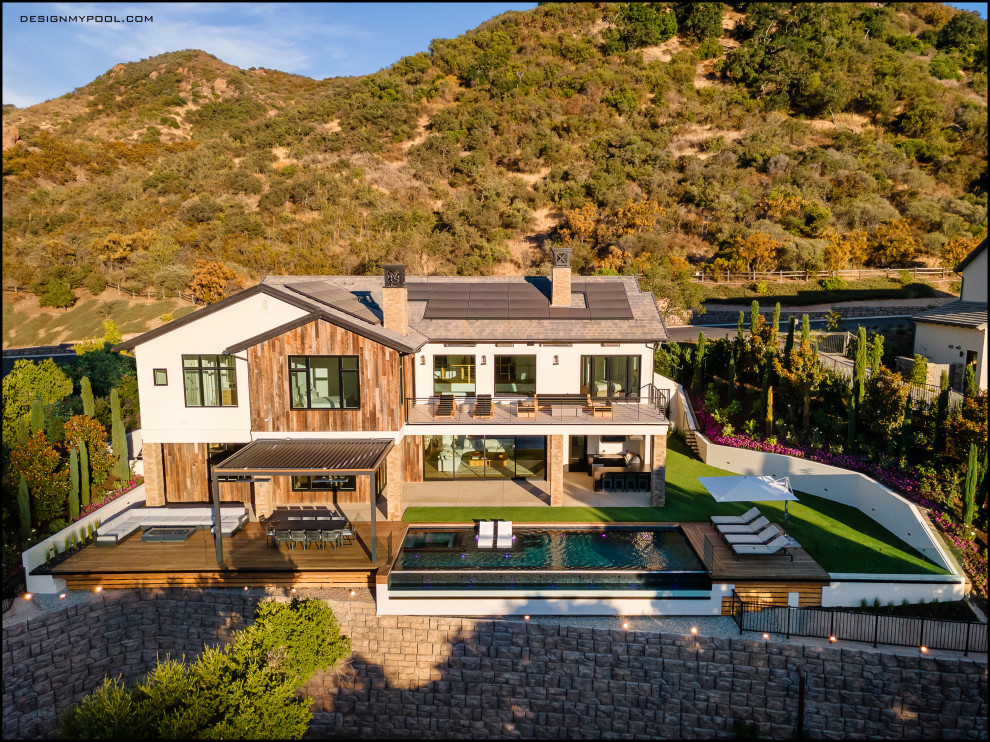 MODERN FARMHOUSE - Modern - Pool - Los Angeles - by Babcock Custom ...