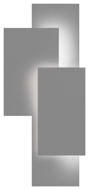 Inside Out Offset Panels LED Sconce - Modern - Outdoor Wall Lights And ...