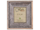 Enid Premium Reclaimed Rustic Barn Wood Wall Frame - Rustic - Picture ...