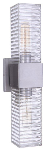 Craftmade ZA4500 Ridge 2 Light 18" Tall Outdoor Wall Sconce ...