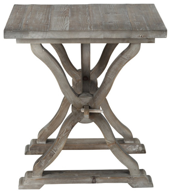 Colette Side Table - White- Wash - French Country - Side Tables And End ...