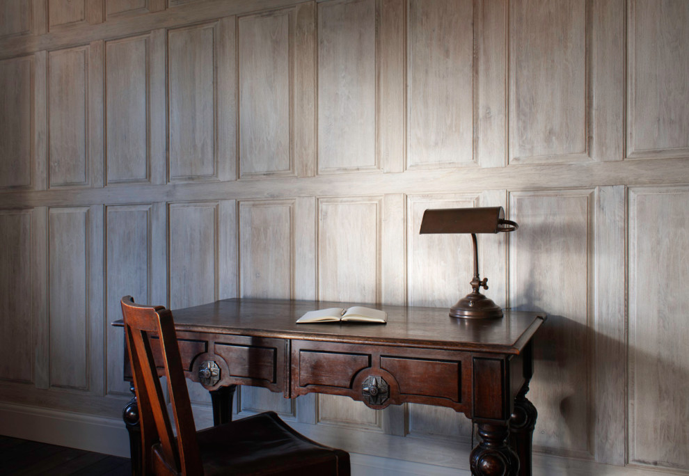 Wood panelling - Traditional - Home Office - Kent - by Ter Hoeven ...