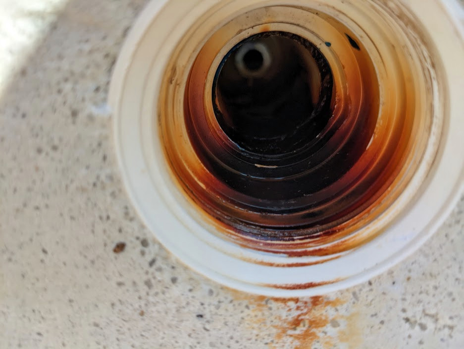 Rust stains coming from spa jets - pool is 2 1/2 years old