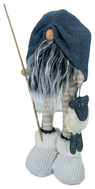 Gnome Shepherd With his Sheep 14" - Traditional - Holiday Accents And ...