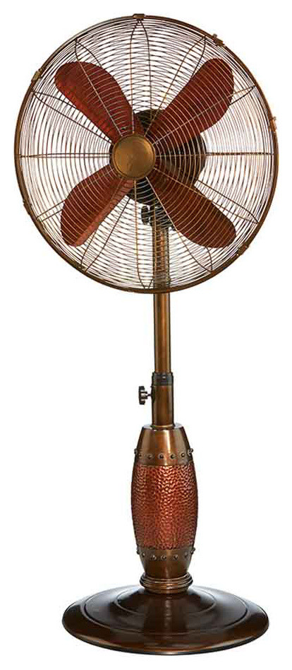 Outdoor Fan, Coppertino - Traditional - Electric Fans - by DecoBreeze ...
