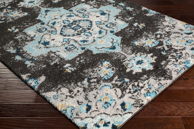 Machine Woven Vintage Shag Area Rug VTS-4104, 7'10"x10'3 ...