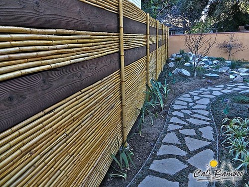Cali Bamboo Fencing - 6ft x 8ft Natural 1 Inch Diameter - Cali Bamboo