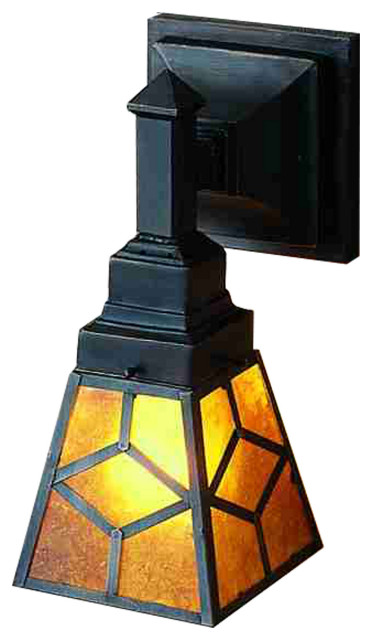 5 Wide Diamond Craftsman Wall Sconce - Transitional - Wall Sconces - by ...