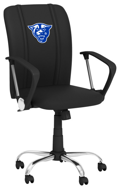 Georgia State Alternate Task Chair with Arms Black Mesh Ergonomic ...
