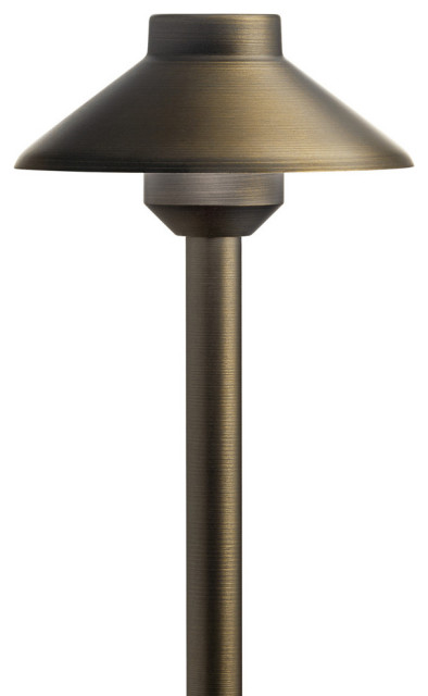 Llena 2700K Path Light in Centennial Brass, 15" - Transitional - Path ...