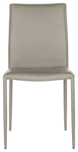 Chaka 19"H Dining Chair, Set of 2, Antique Gray - Midcentury - Dining ...