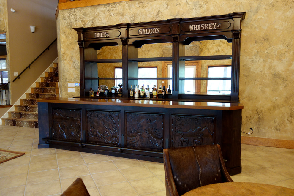 Custom Built Saloon Bars For The Home - Southwestern - Home Bar ...