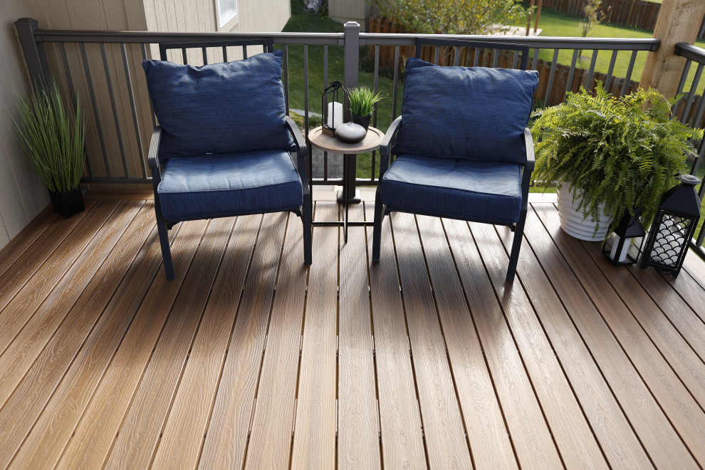 Sophisticated Simplicity - Spiced Teak Composite Decking & A210 ...