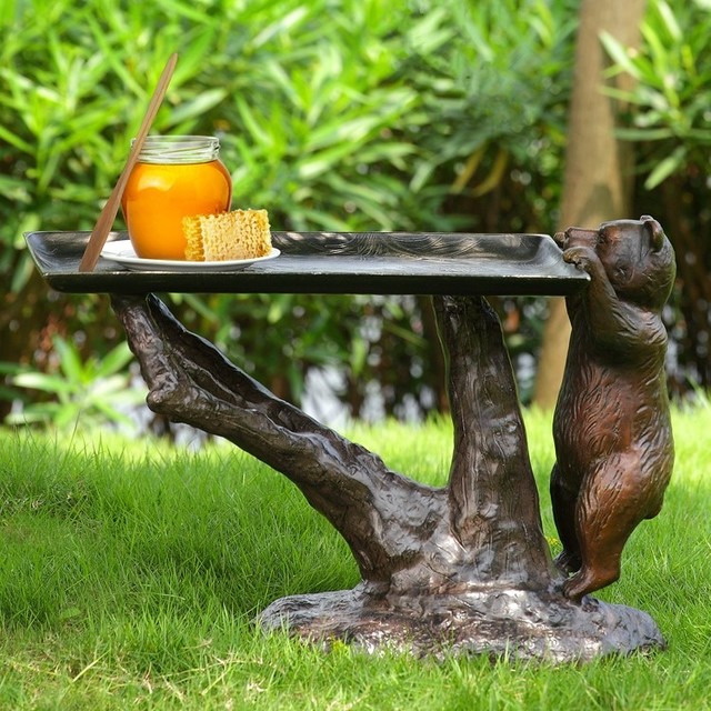 Bear End Table - Rustic - Side Tables And End Tables - by Zeckos | Houzz