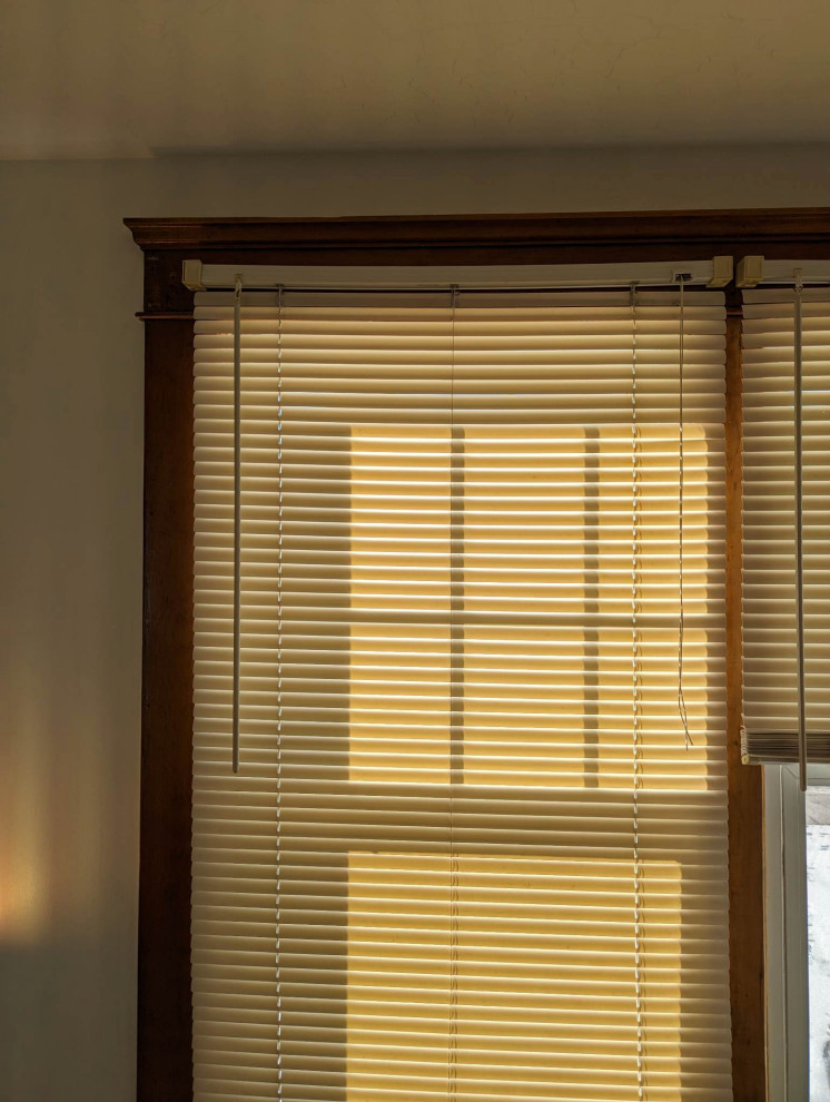 Width for outside-mount shades over window frame