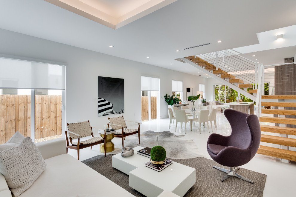 Luxury Bespoke Home - Contemporary - Living Room - Miami | Houzz