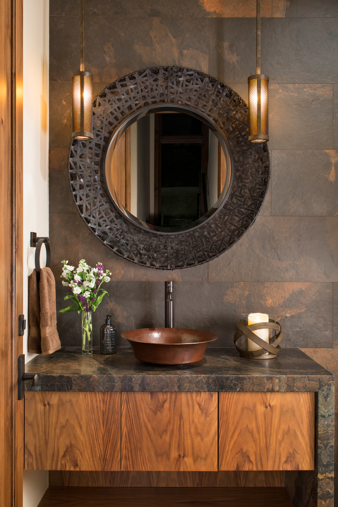 Grissen Residence - Rustic - Powder Room - Denver - by NDG Architecture