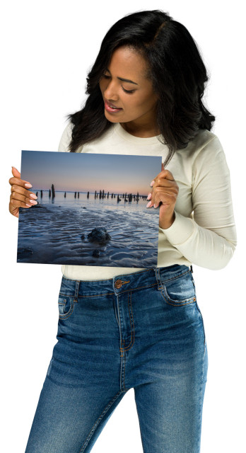 Low Tide At Battery Landscape Photo, Beach Unframed Wall Art Print, 8 ...