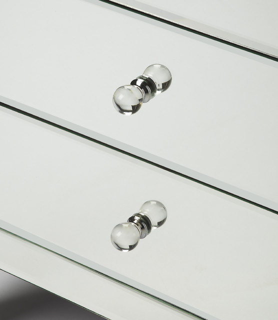 Emily Mirrored Chest - Contemporary - Accent Chests And Cabinets - by ...