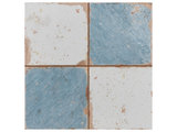 Artisan Ceramic Floor and Wall Tile, Damero Azul, Sample - Farmhouse ...