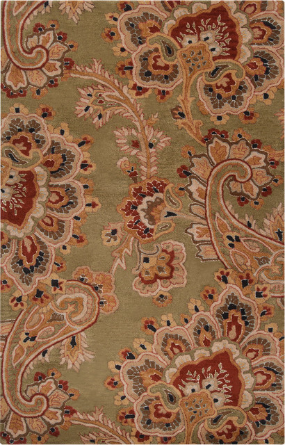 Hand Tufted Sea Wool Rug SEA-147, 8' x 11' - Mediterranean - Area Rugs ...