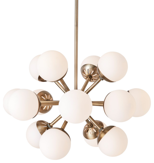 Uttermost Droplet 16 Light Sputnik Chandelier - Midcentury ...