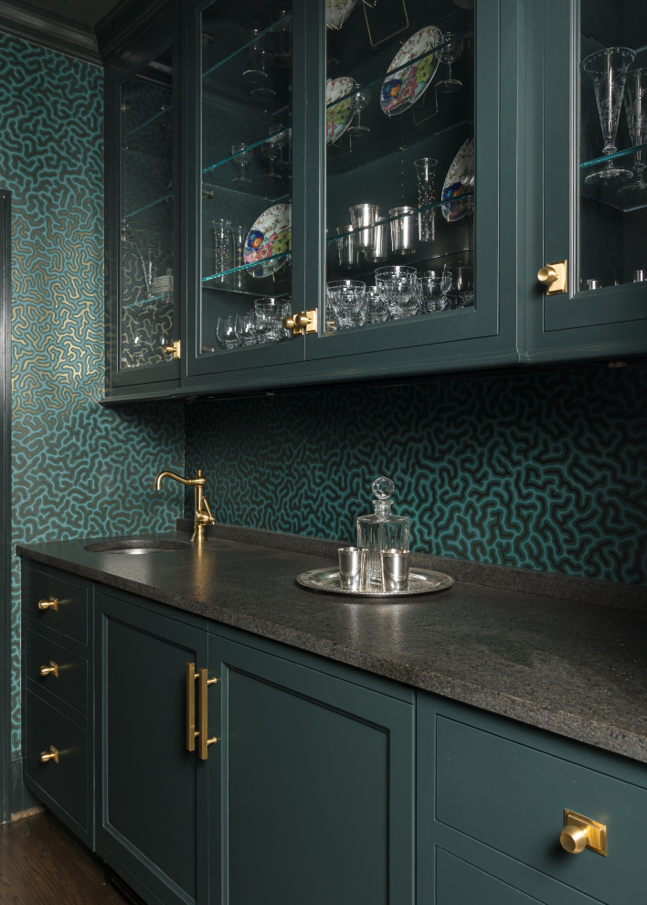 Myers Park whole home renovation with carport addition - Home Bar ...