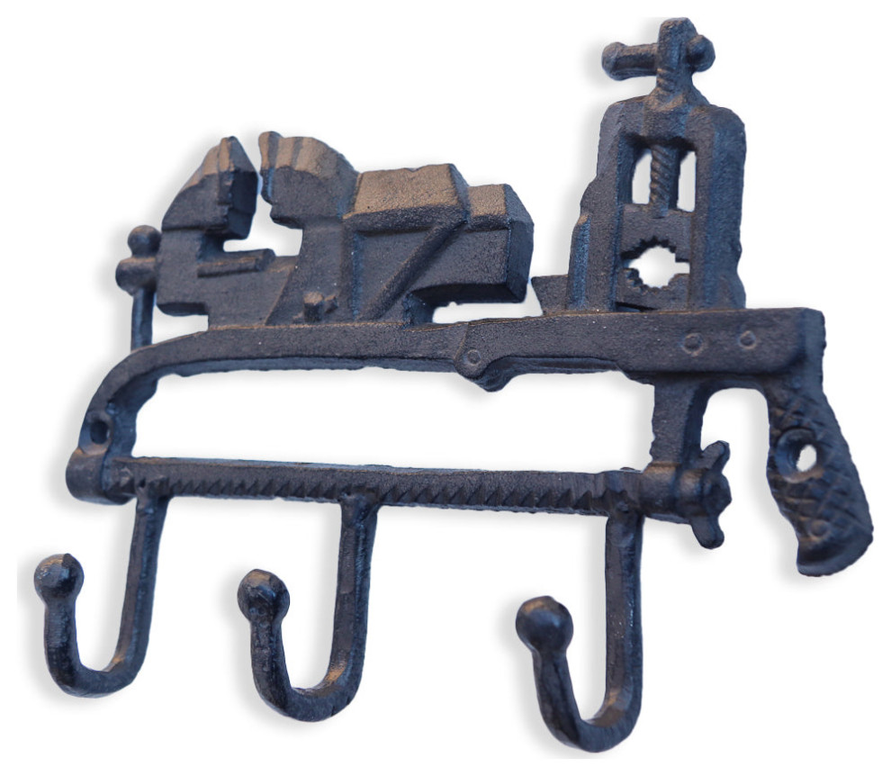 Machinist Ironworking Tools Wall Hanger Metalwork Vice Iron Hooks ...