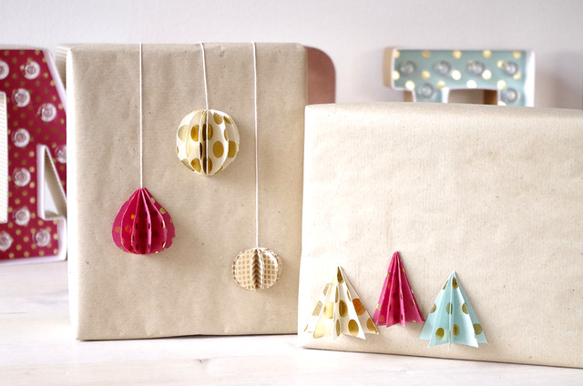 Give Presents a Special Twist With Folded Paper Decorations