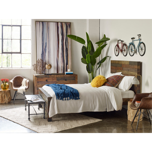 Color Swathe Wall Decor W/Frame Large, Large - Contemporary - Paintings ...