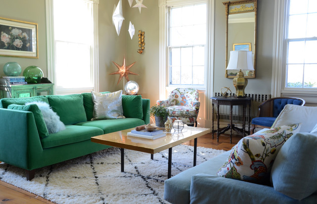 My Houzz: Color and DIY Creativity in a Connecticut Family Home