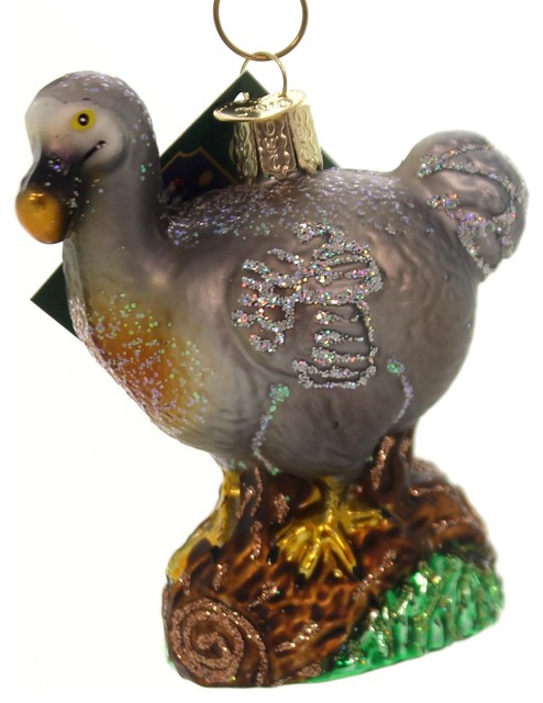 Old World Christmas Dodo Bird Glass Extinct 16114, 3.5 In H X 3 In W X ...