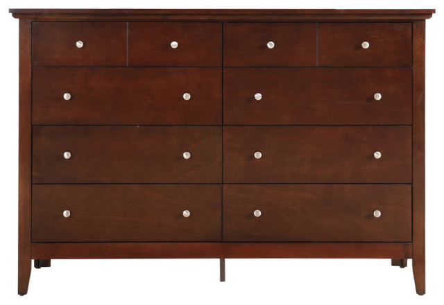Hammond 8-Drawer Double Dresser 39 in. X 18 in. X 58 in. - Contemporary ...