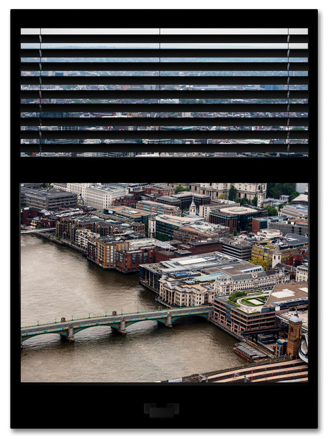 'Window View City of London 2' Canvas Art by Philippe Hugonnard ...
