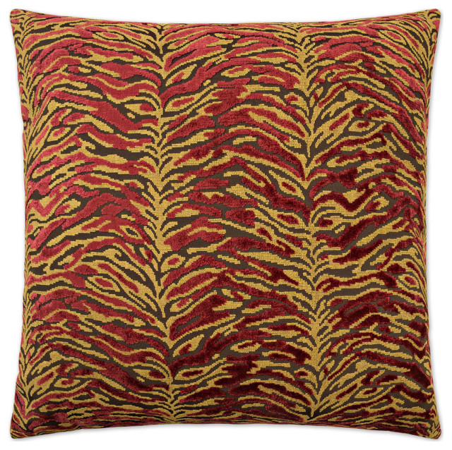 Sabu Pillow - Ruby, 24" x 24" - Contemporary - Decorative Pillows - by ...