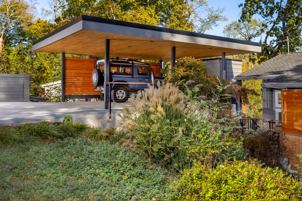 Morningside Hillside Reno - Midcentury - Garage - New York - by Julie ...